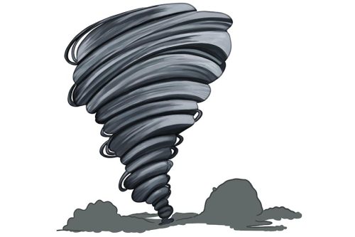 How to Draw a Tornado - A Realistic Tornado Drawing