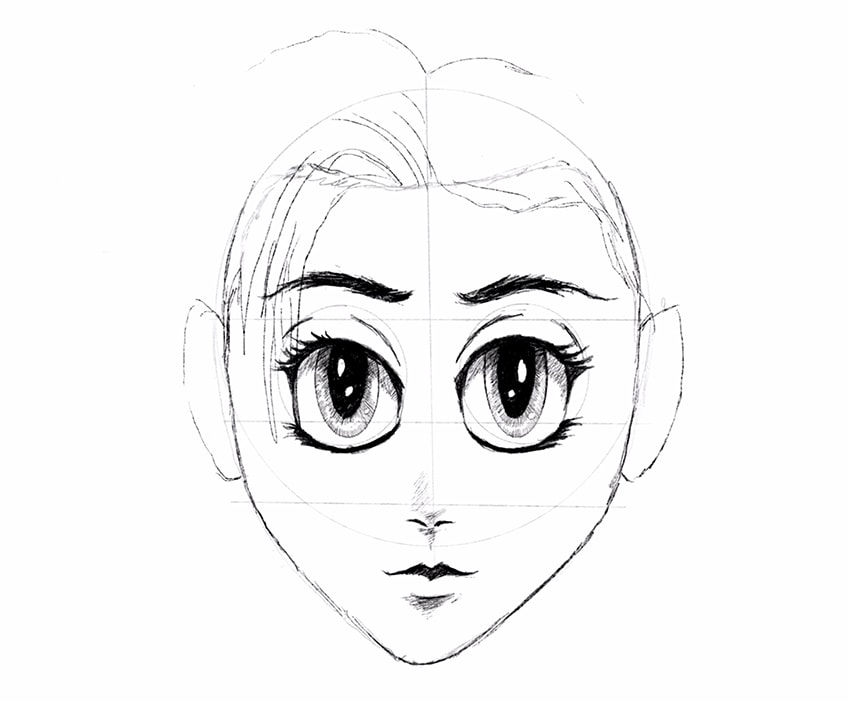 How To Draw A Anime Girl Step By Step For Beginners
