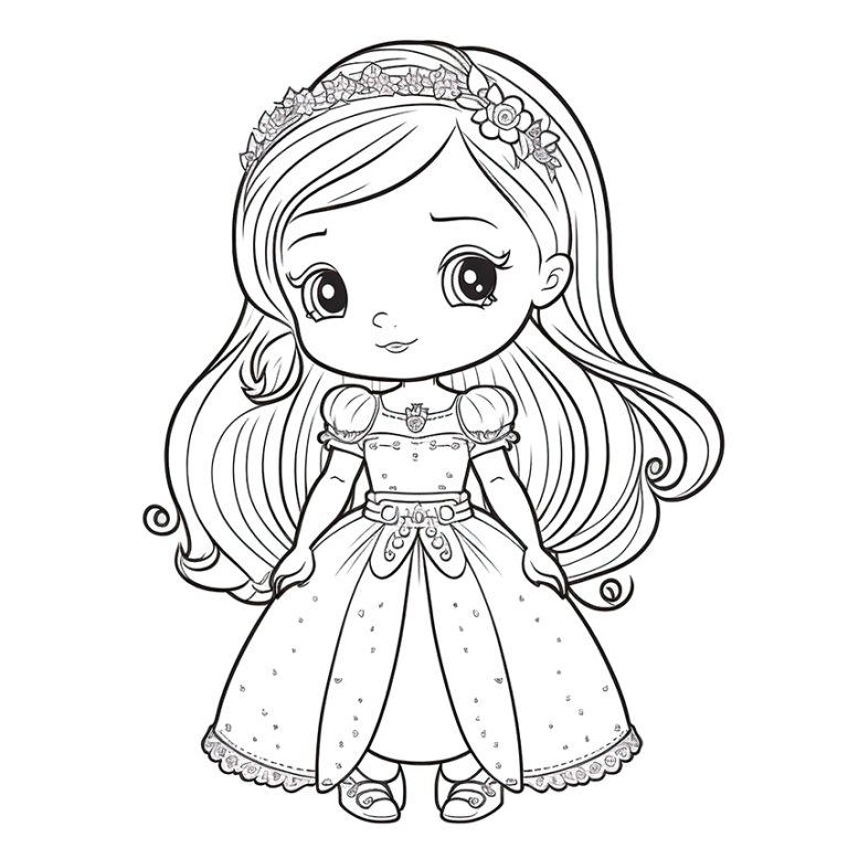 Princess Coloring Pages - 17 New Free-to-use Princess Coloring Sheets