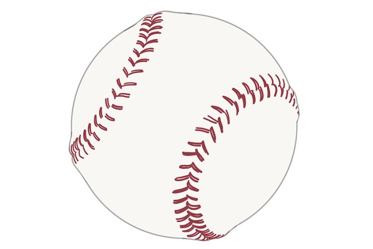 How to Draw a Baseball - A Realistic Baseball Drawing