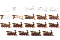 How to Draw a Train - Easy Train Drawing Tutorial