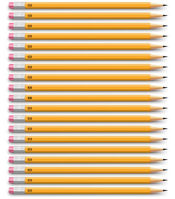 Hardness of Pencils - Guide to the Graphite Grading Scale