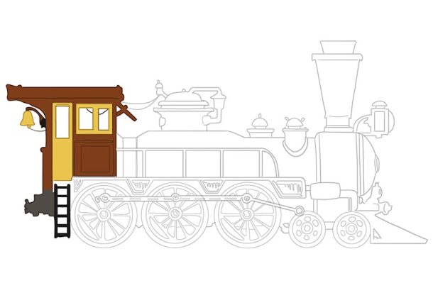 How to Draw a Train - Easy Train Drawing Tutorial