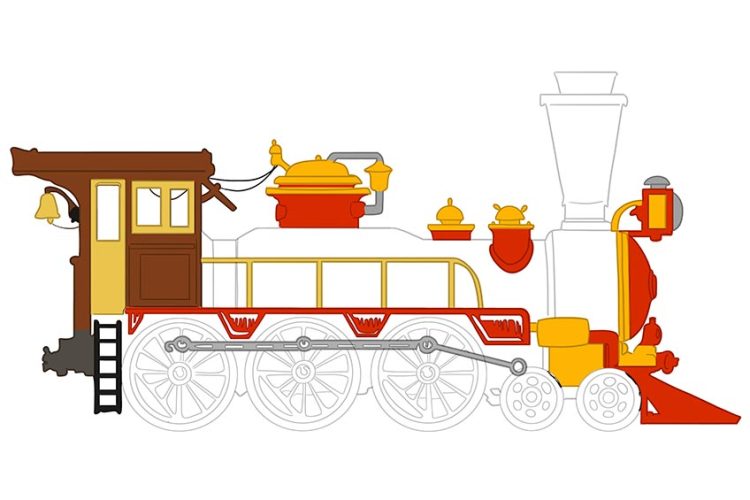 How to Draw a Train - Easy Train Drawing Tutorial