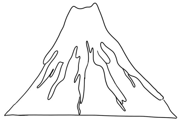 How to Draw a Volcano - A Realistic Volcano Drawing Tutorial