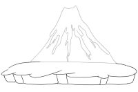 How to Draw a Volcano - A Realistic Volcano Drawing Tutorial