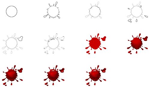 How to Draw Blood - Create a Realistic Blood Drawing