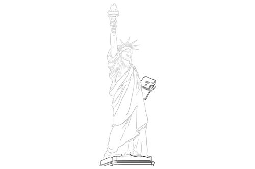 How to Draw the Statue of Liberty - An Easy Step-by-Step Guide