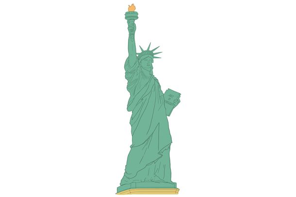 How to Draw the Statue of Liberty - An Easy Step-by-Step Guide