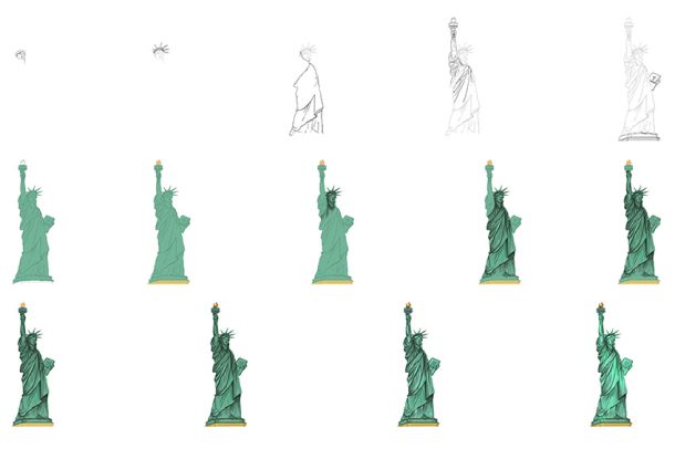 How to Draw the Statue of Liberty - An Easy Step-by-Step Guide