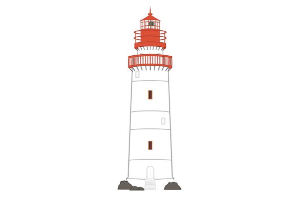 How to Draw a Lighthouse - An Easy Lighthouse Drawing
