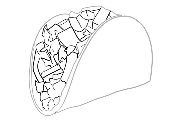 How to Draw a Taco - Create a Delicious Taco Sketch!