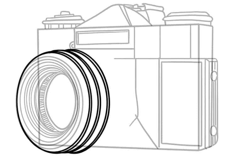 How to Draw a Camera - An Easy Step-by-Step Drawing Tutorial