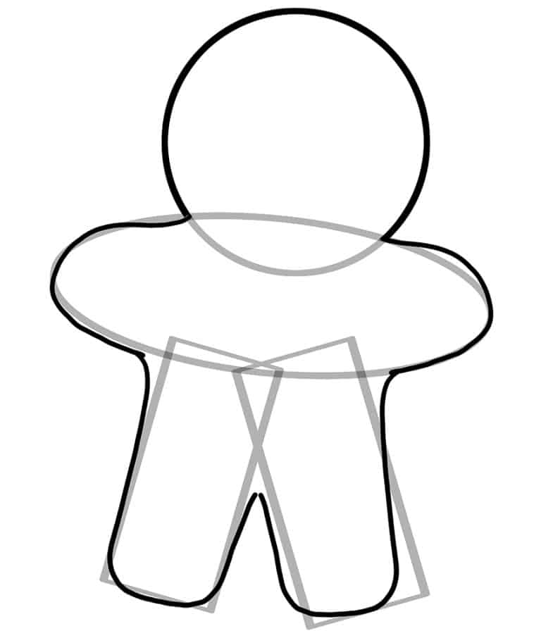 How to Draw a Gingerbread Man - A Step-by-Step Tutorial