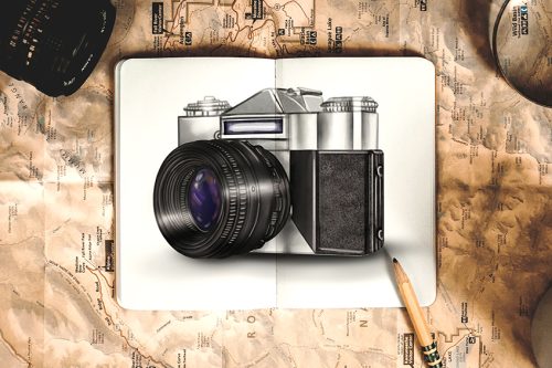 How to Draw a Camera - An Easy Step-by-Step Drawing Tutorial