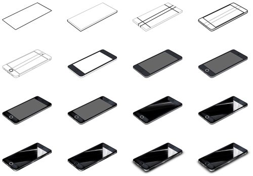 How to Draw a Cell Phone - Create an Advanced Cell Phone