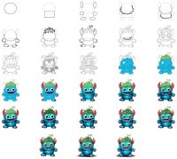 How to Draw a Monster - Create a Spooky and Ghastly Monster