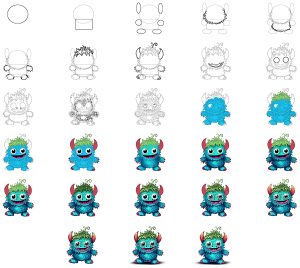 How to Draw a Monster - Create a Spooky and Ghastly Monster