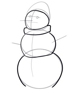 How to Draw a Snowman - Create a Magical Snowman Sketch