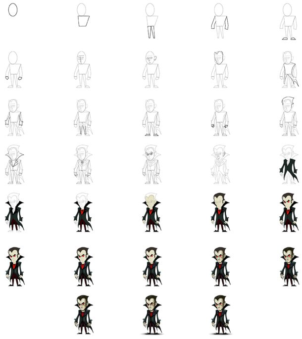 How to Draw a Vampire - Create a Bloodthirsty Vampire Drawing