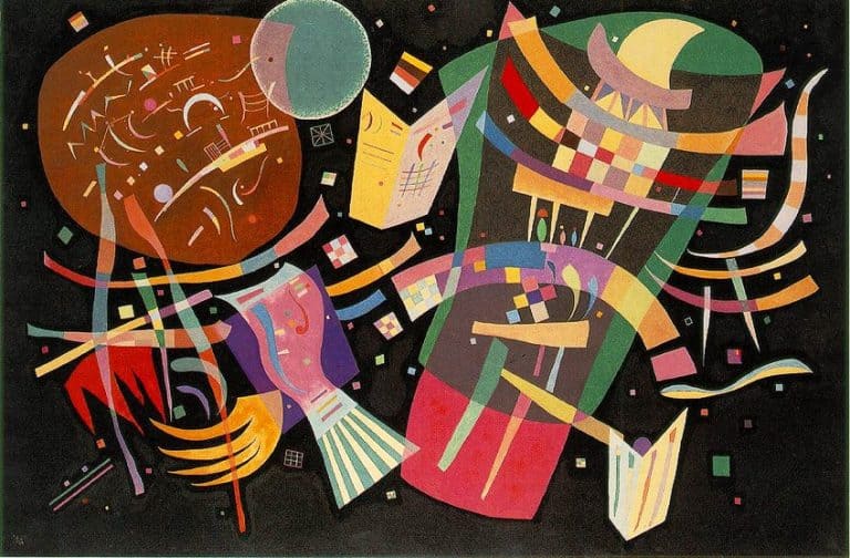 "Composition VII" by Wassily Kandinsky - Famous Abstract Art
