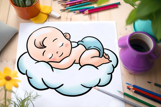 How to Draw a Baby - Learn How to Draw an Adorable Baby