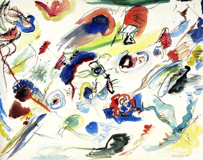 "Composition VII" by Wassily Kandinsky - Famous Abstract Art