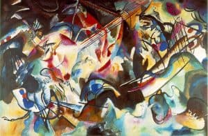 "Composition VII" by Wassily Kandinsky - Famous Abstract Art