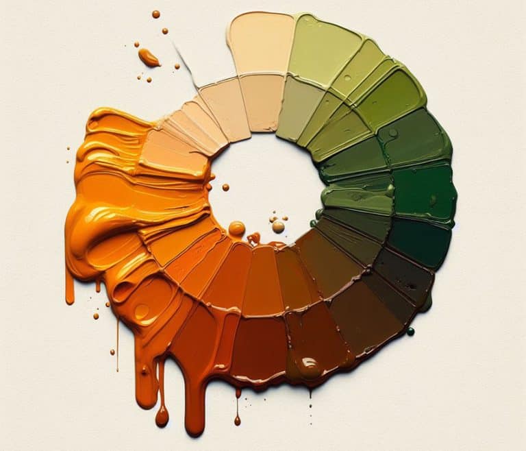 What Color Does Orange and Green Make? - Warm Color Palette