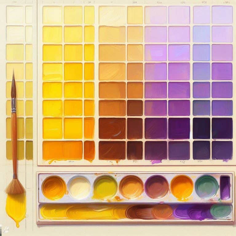 What Does Yellow and Purple Make? - With Mixing Recipes