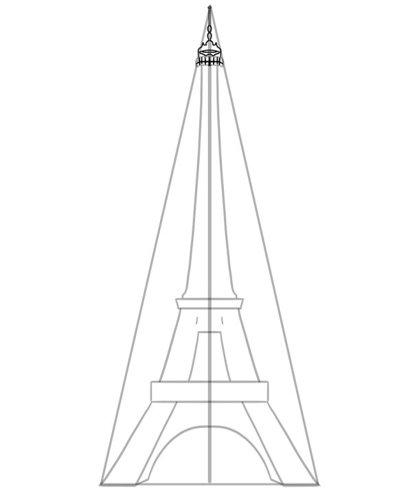 How to Draw the Eiffel Tower - Sketching the Parisian Icon