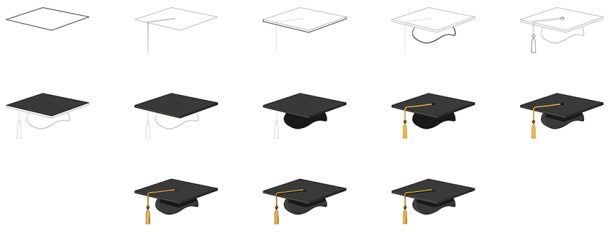How to Draw a Graduation Cap - Hats Off to Creativity