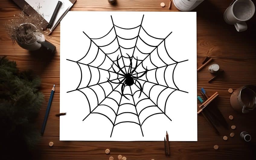 How To Draw A Spider Web Nature s Architecture