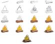 How to Draw a Campfire - Illustrating the Beauty of Firelight