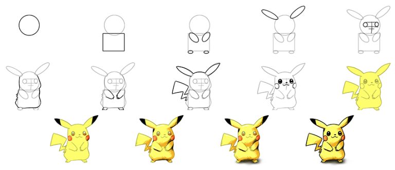 How to Draw Pikachu - 14 Steps to Capturing the Playful Spirit