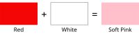 What Does Red and White Make? - Creating Shades of Pink