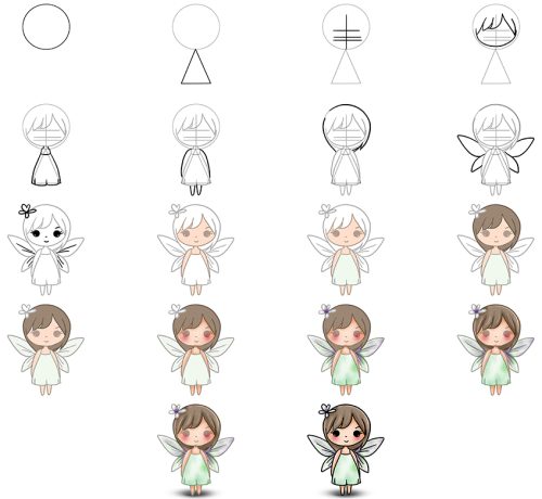 How to Draw a Fairy - 18 Steps to Create Your Own Fairy