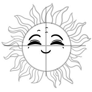 How to Draw a Sun - Create a Sunrise in a Pencil Stroke