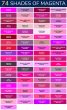 Shades of Magenta Color - More Than 70+ Tones to Discover