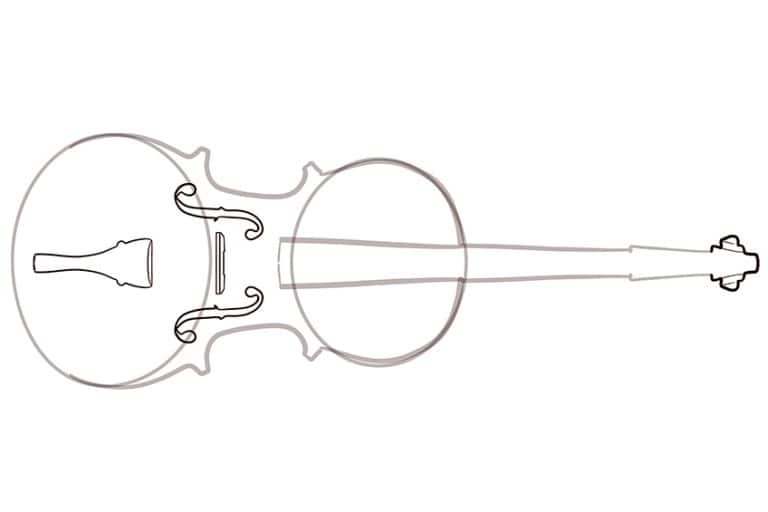 How to Draw a Violin - Fiddling With Art