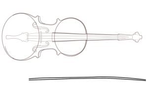How to Draw a Violin - Fiddling With Art