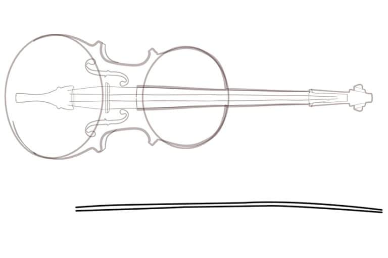 How to Draw a Violin - Fiddling With Art