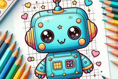 Robot Coloring Pages - 43 New Mechanized Friends to Color