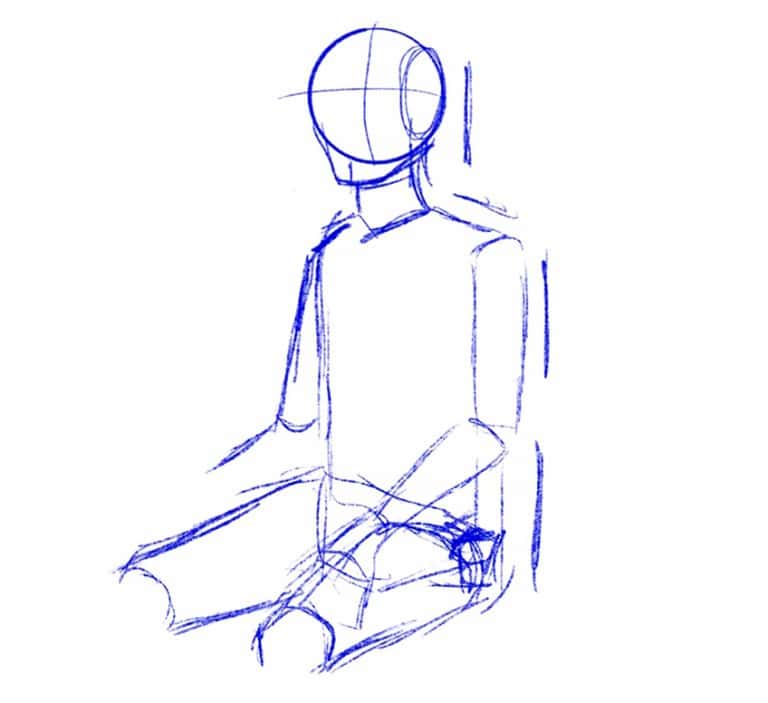 How to Draw a Sitting Pose – 8 Fascinating Tutorials