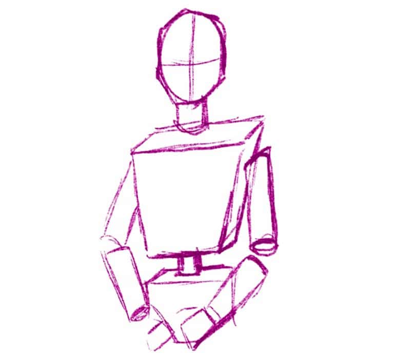 How to Draw a Sitting Pose – 8 Fascinating Tutorials
