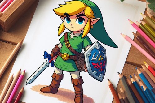 Zelda Coloring Pages - 31 Sheets to Color for Fans