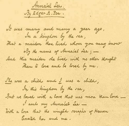 "Annabel Lee" Poem by Edgar Allan Poe - A Detailed Analysis