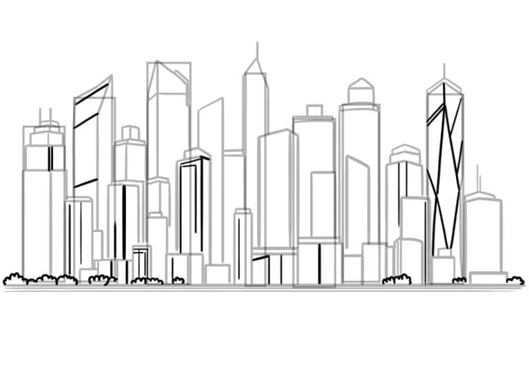 How to Draw a Cityscape - Drawing the Urban Jungle