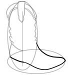 How to Draw a Cowboy Boot - Sketching Western Wear