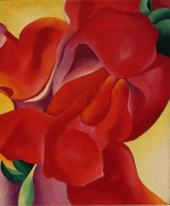 "Lake George Reflection" by Georgia O'Keeffe - A Painting Analysis